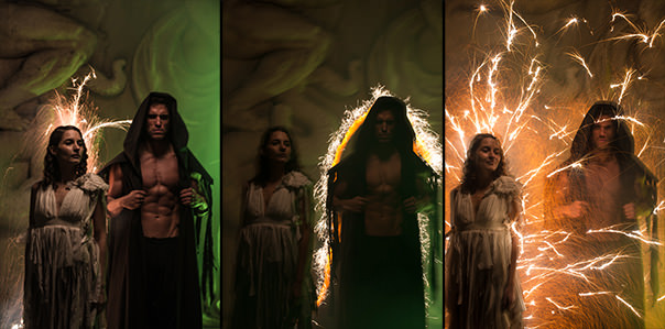 Combining Fashion with Insane Pyrotechnics